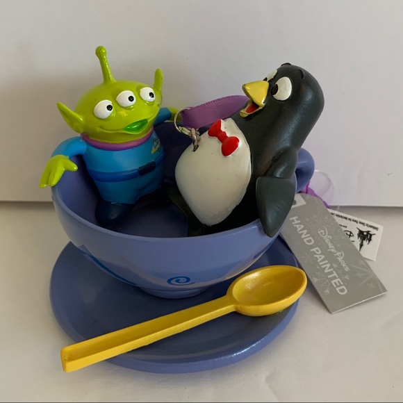 Disney | Holiday | Toy Story Alien Wheezy Spinning Teacup Ornament ...